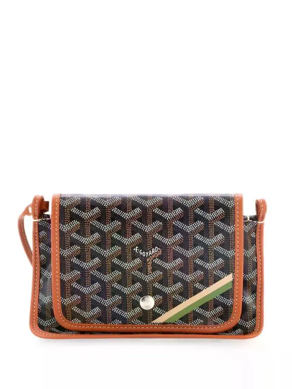 Goyard Plumet Clutch Wallet In Printed Coated Canvas - Black