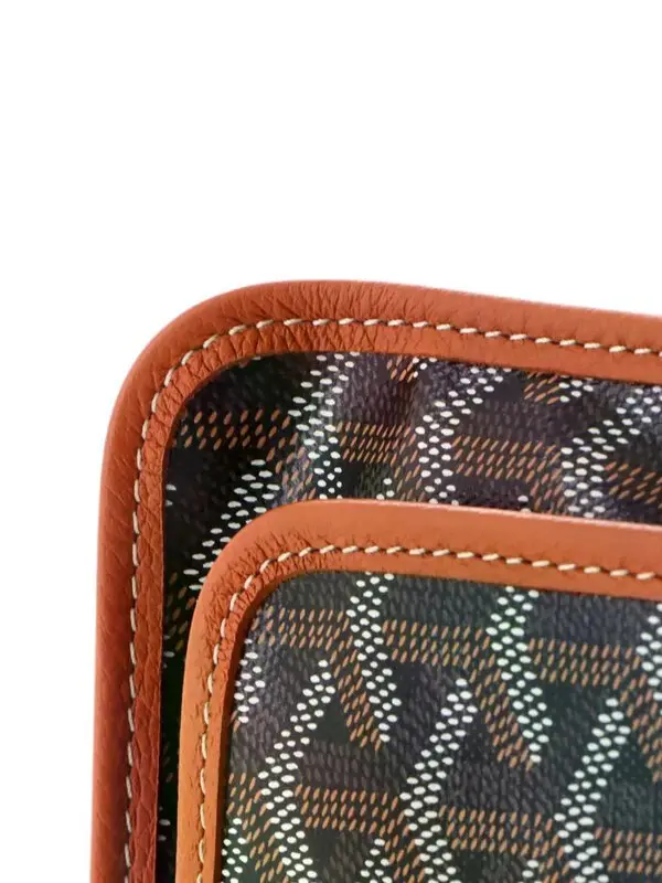 Goyard Plumet Clutch Wallet In Printed Coated Canvas - Black