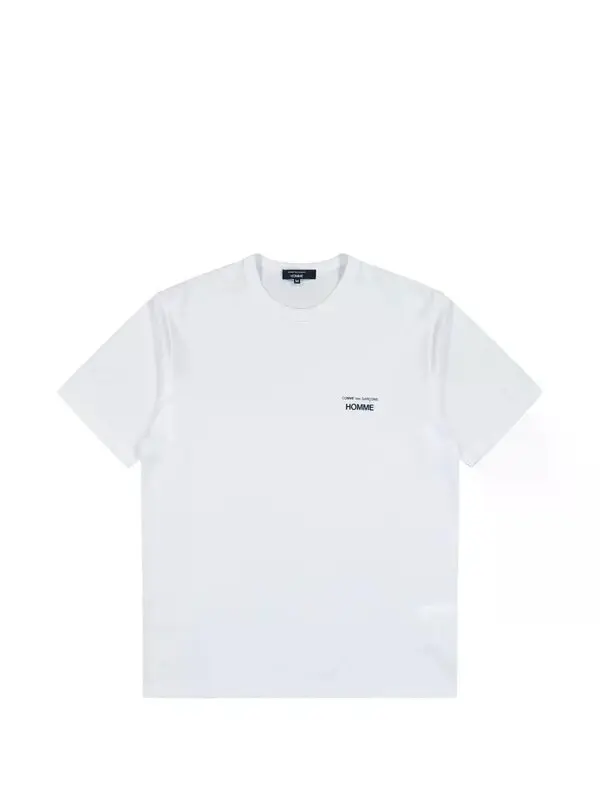 Comme Des Garçons Logo-print T-shirt - White