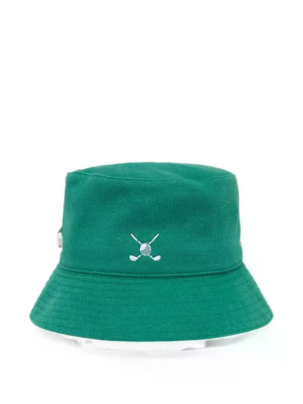KANGOL Reversible Logo-embroidered Bucket Hat