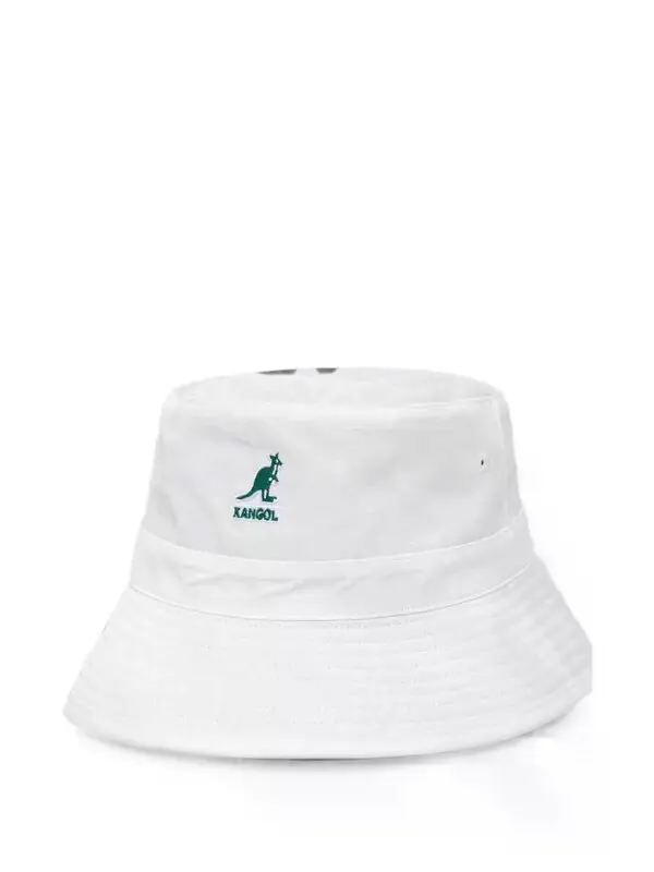 KANGOL Reversible Logo-embroidered Bucket Hat