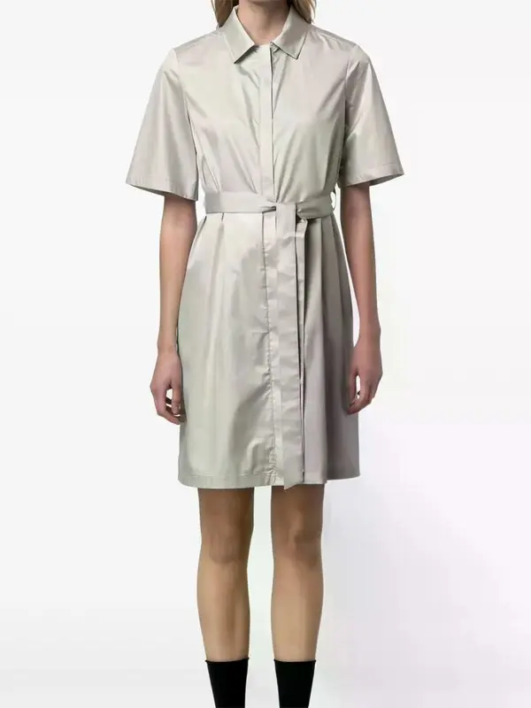 K-WAY Lizy Waterproof Belted Mini Dress