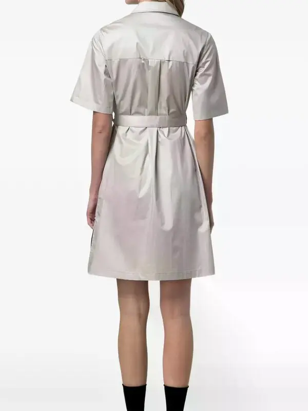 K-WAY Lizy Waterproof Belted Mini Dress