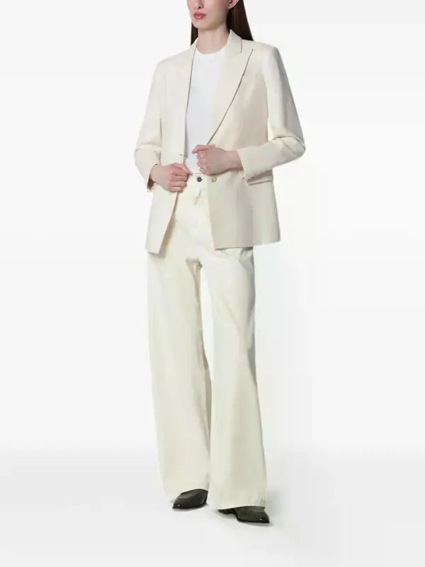 VITOVI Single-breasted Silk Blazer