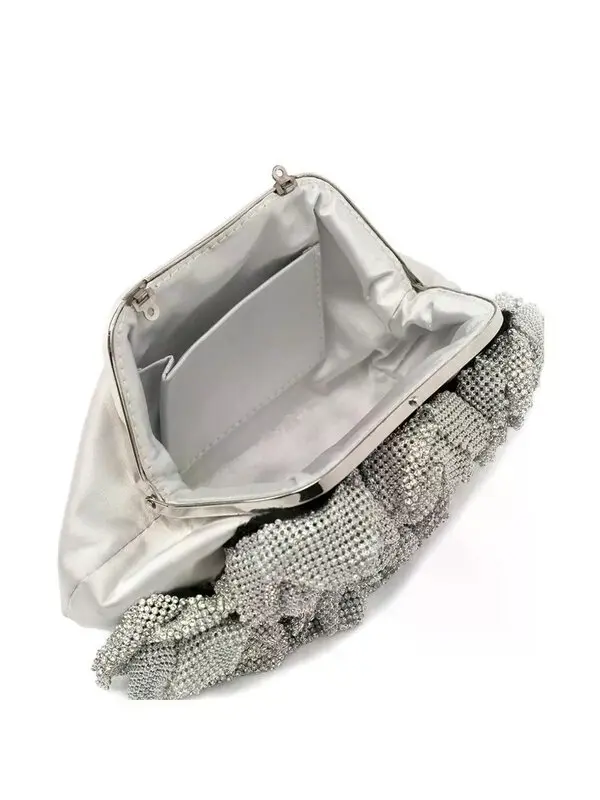 TWENTY FOURHAITCH Floral-embellished Clutch Bag