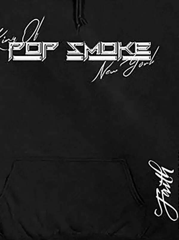 VLONE X Pop Smoke Graphic-print Drawstring Hoodie