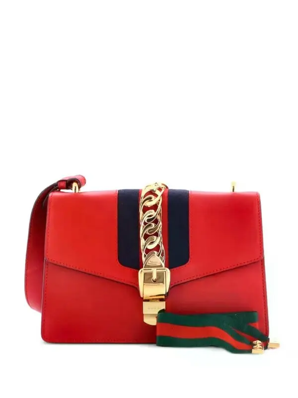 Gucci Sylvie Small Shoulder Bag - Red