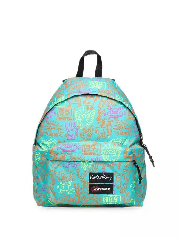 EASTPAK Day Pak'r Keith Haring-print Backpack - Blue