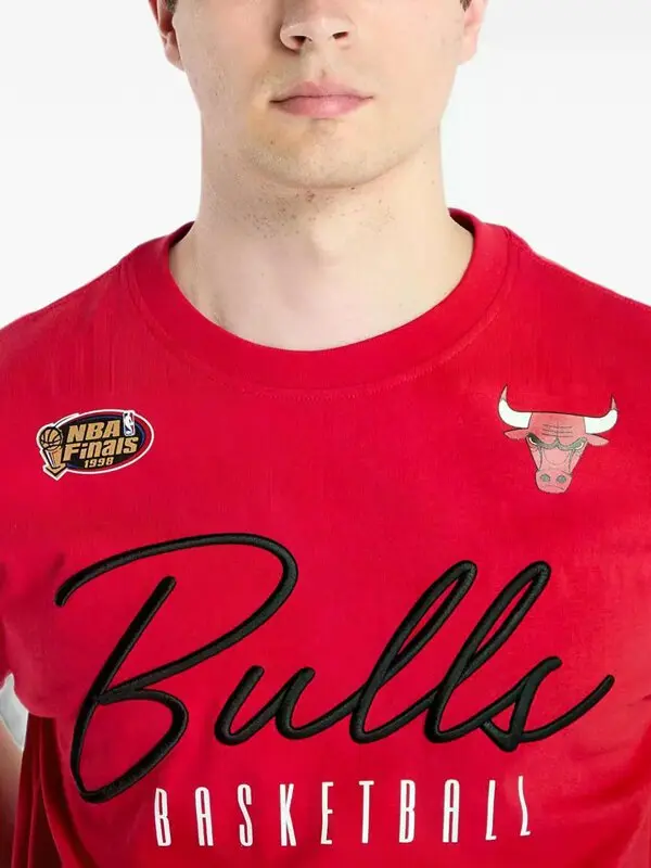 Mitchell & Ness Bulls Basketball Logo-print T-shirt