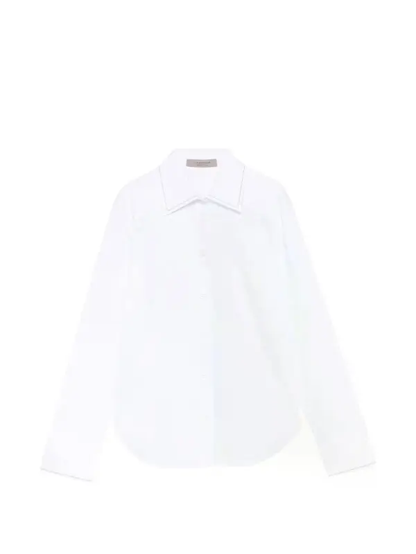 D.exterior Crystal Embellished Shirt