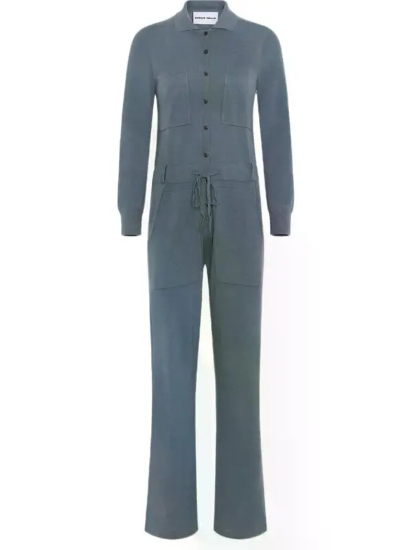 EMERSON RENALDI Drawstring Button-front Jumpsuit