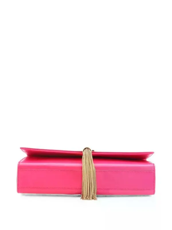 Saint Laurent Classic Monogram Tassel Leather Medium Crossbody Bag
