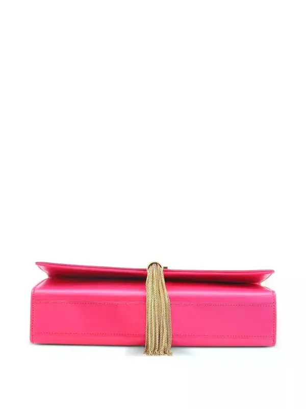 Saint Laurent Classic Monogram Tassel Leather Medium Crossbody Bag