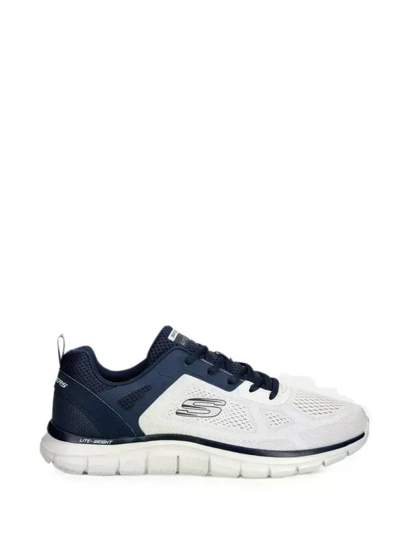 Sketchers Logo-patch Mesh Sneakers - White