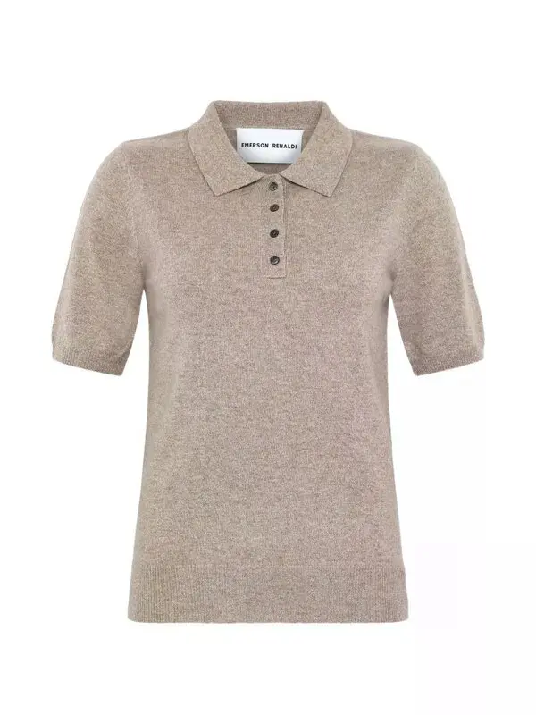 EMERSON RENALDI Knitted Polo Top