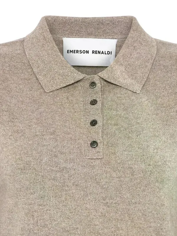 EMERSON RENALDI Knitted Polo Top