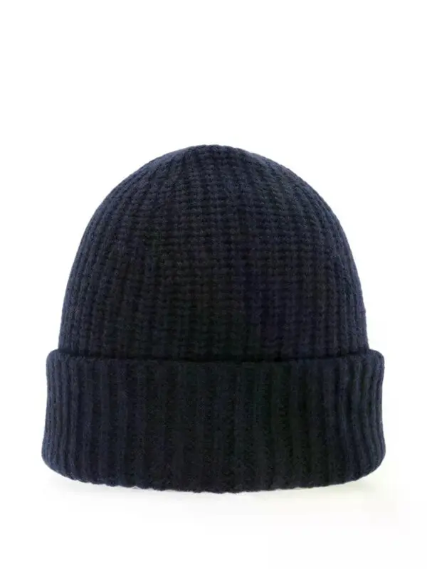 EMERSON RENALDI Waffle Knit Beanie - Blue