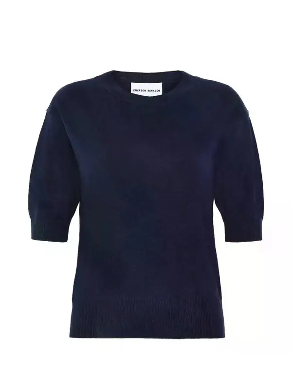 EMERSON RENALDI Short-sleeve Knitted Sweater