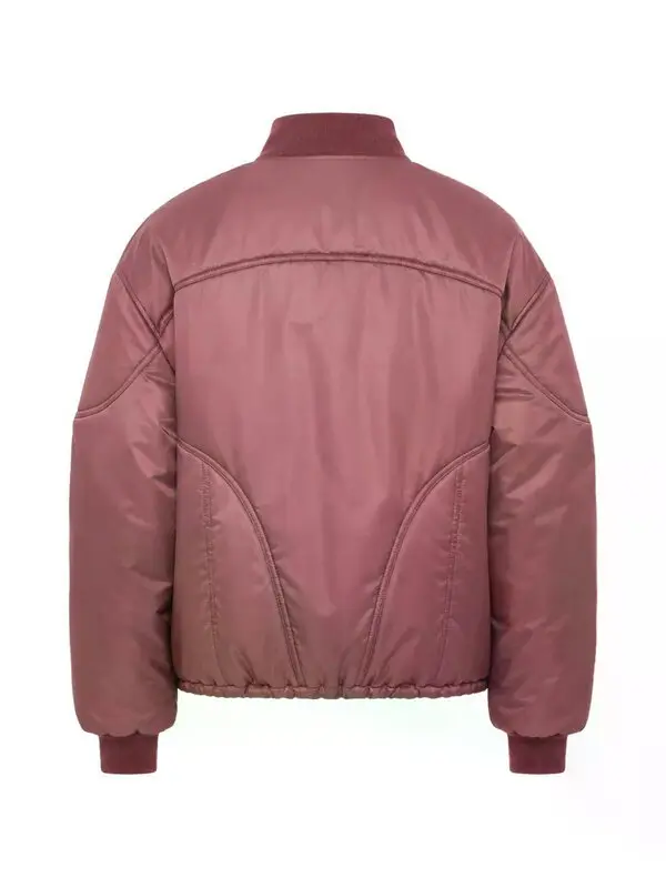 Bacon Padded-design Bomber Jacket