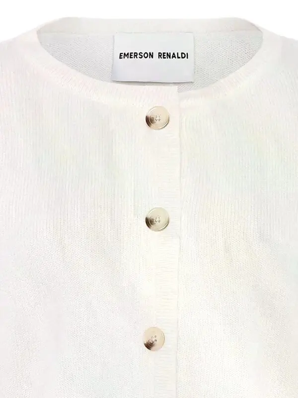 EMERSON RENALDI Knitted Button-up Cardigan - Neutrals