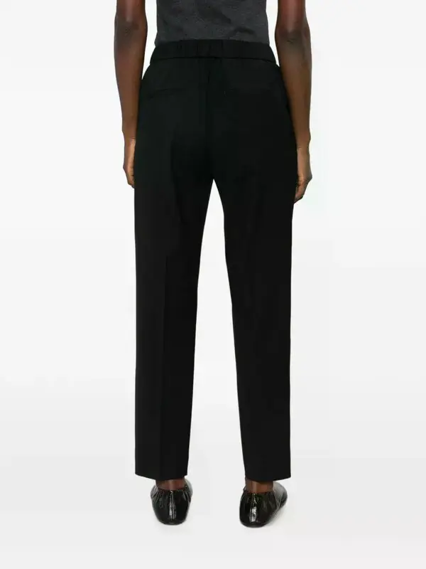 Peserico Elasticated Waistband Pressed-crease Trousers