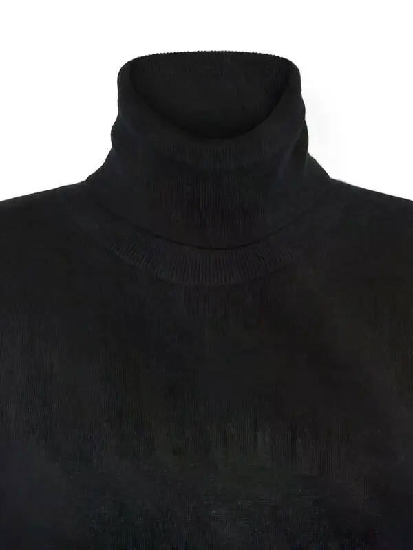 EMERSON RENALDI Fine Knit Roll Neck Long Sleeve Sweater