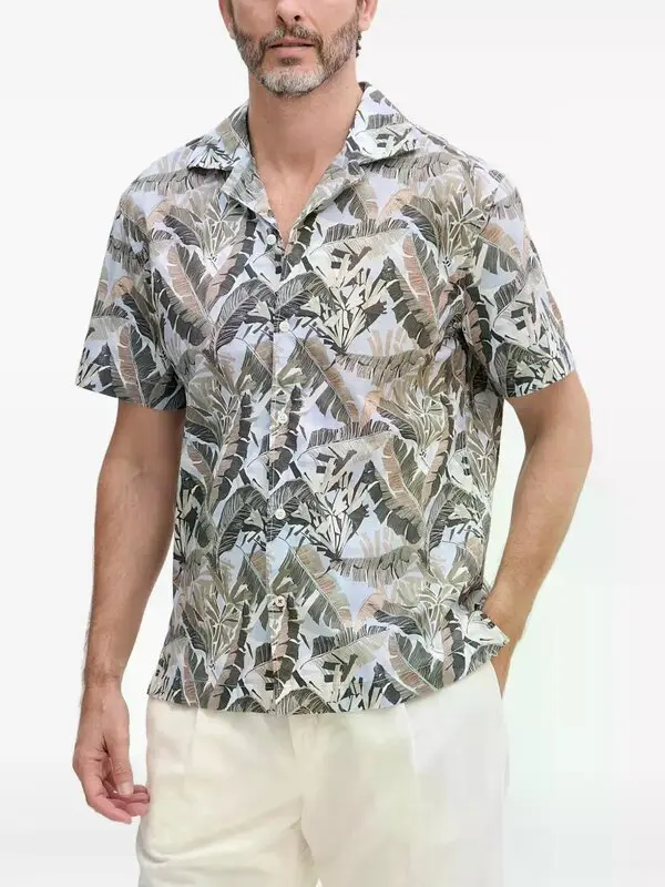 JOOP! Hanes Leaf-print Short-sleeved Shirt