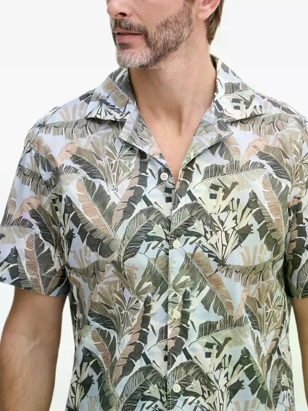 JOOP! Hanes Leaf-print Short-sleeved Shirt