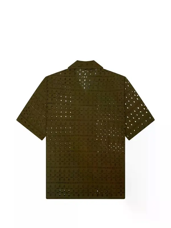 SOUTH2 WEST8 Cabana Eyelet-embroidered Shirt