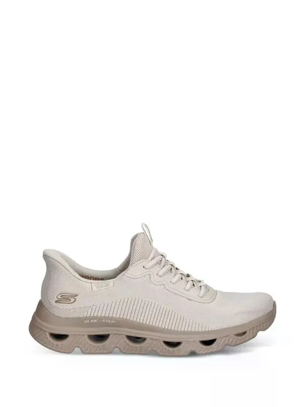 Sketchers Slip-ins Bobs Sport Arc Waves Lace-up Sneakers - Neutrals