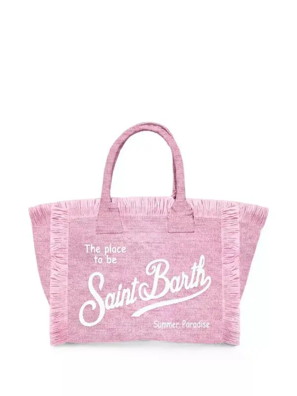 MC2 SAINT BARTH Vanity Fringe-trim Tote Bag