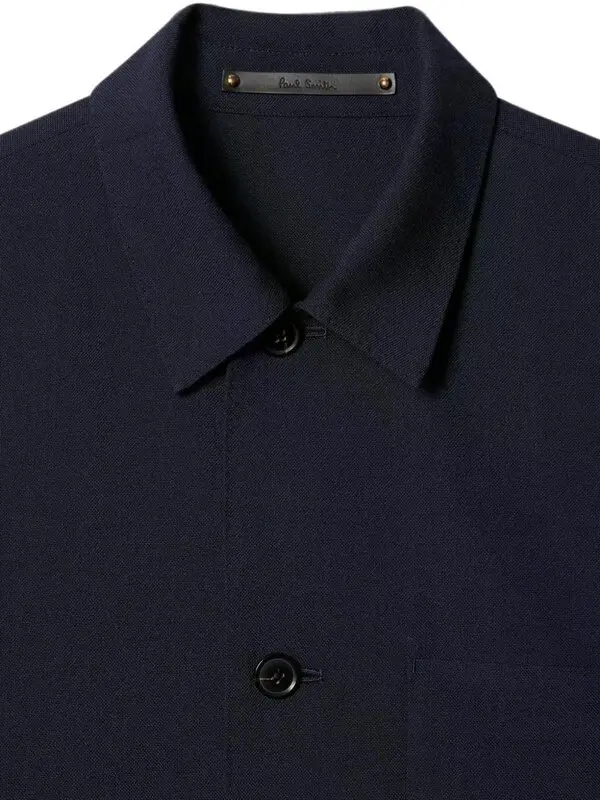 Paul Smith Chest-pocket Shirt Jacket - Blue