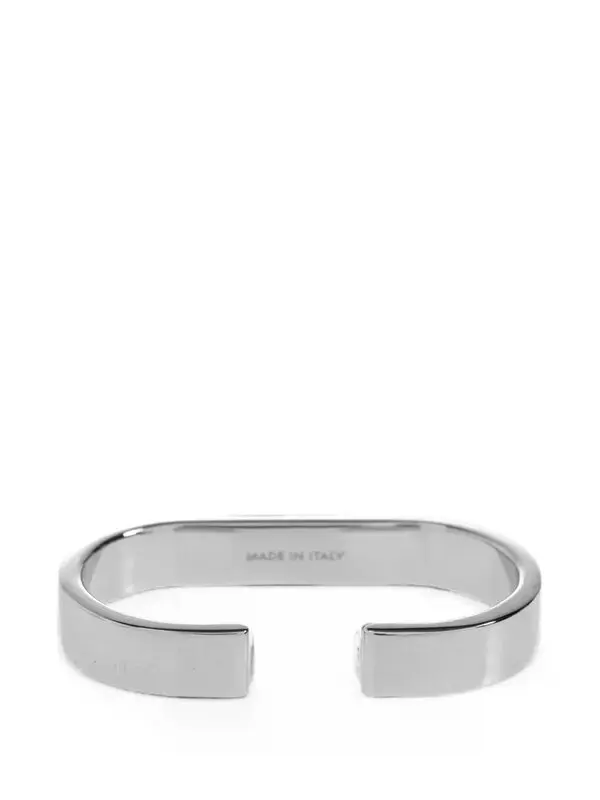MAISON MARGIELA Tone Logo Engraved Double Rings