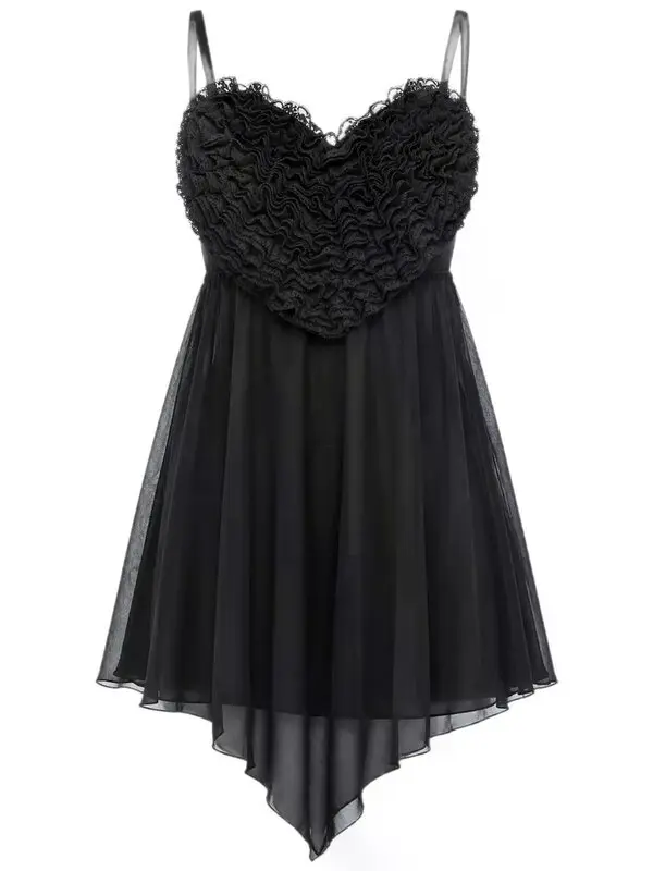 Dsquared2 Ruffled Sweetheart-neck Mini Dress
