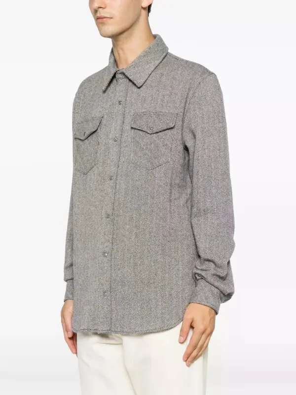 GOD'S TRUE CASHMERE Button-down Cashmere Shirt