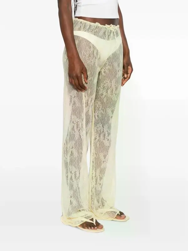 Oseree Lace Drawstring Beach Trousers
