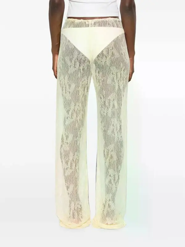 Oseree Lace Drawstring Beach Trousers