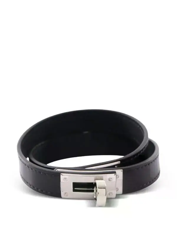 Hermès Kelly Double Tour Bracelet - Black