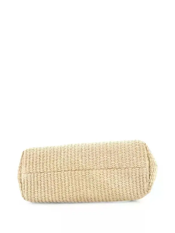 Fendi First Bag Raffia Small Shoulder Bag