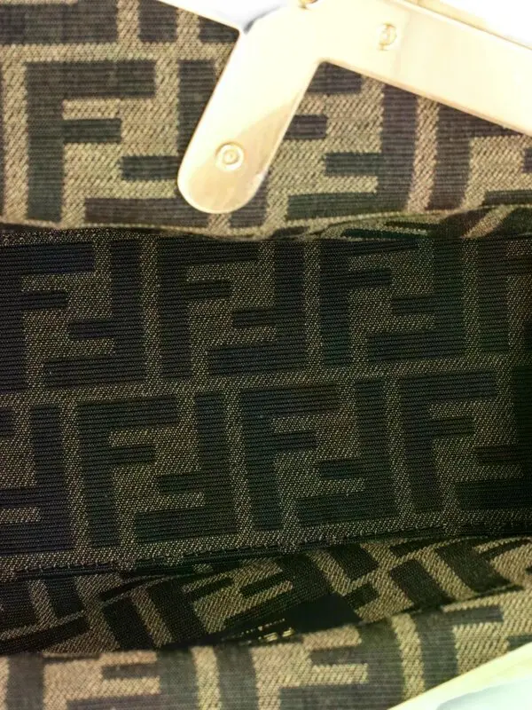 Fendi First Bag Raffia Small Shoulder Bag