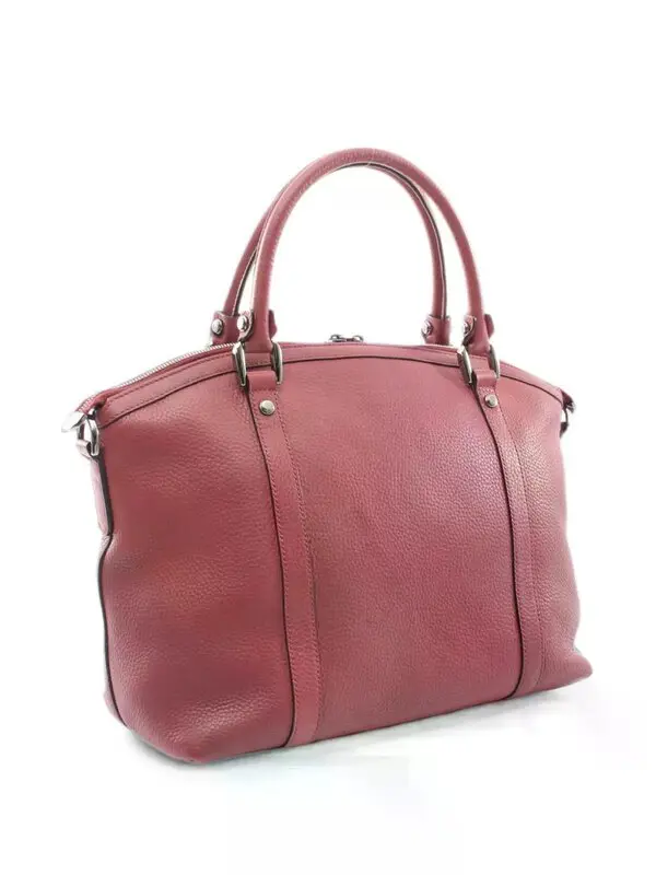Gucci Interlocking G Leather Two-way Handbag