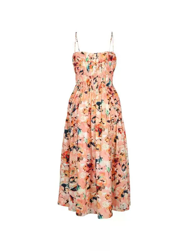 Ulla Johnson Vidri Floral-print Midi Dress
