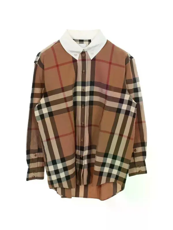 Burberry Check Button-down Shirt