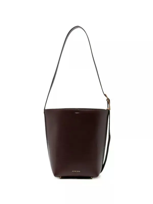 ANINE BING Medium Elly Leather Bucket Bag