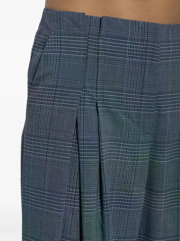 IRO PARIS Check-pattern Pleated Trousers