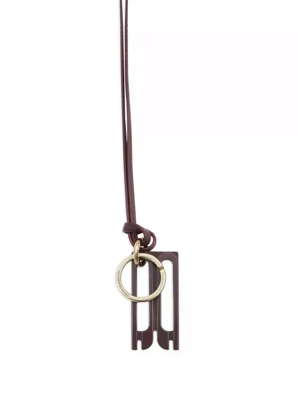 Victoria Beckham Dorian Logo-plaque Keyring - Red