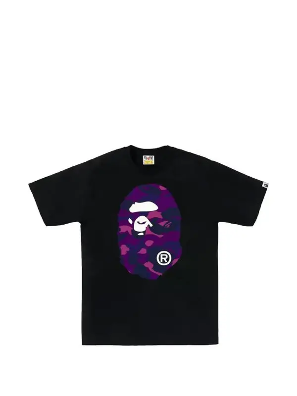 A BATHING APE Ape Head Camouflage-print T-shirt
