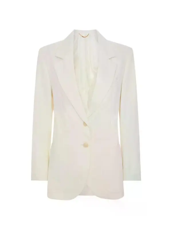 Victoria Beckham Katherine Single-breasted Blazer - White