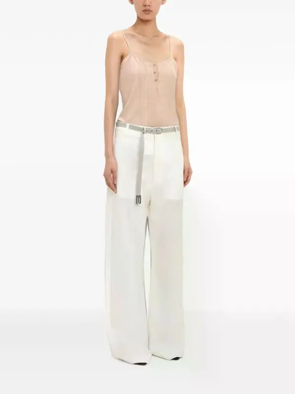 Victoria Beckham Rouleaux Pintucked Cami Top