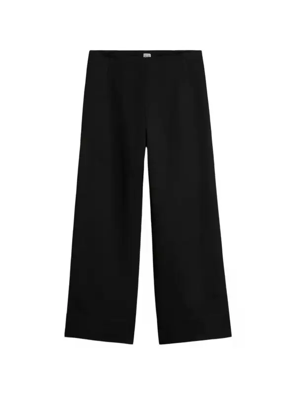 TOTEME Satin-effect Trousers - Black